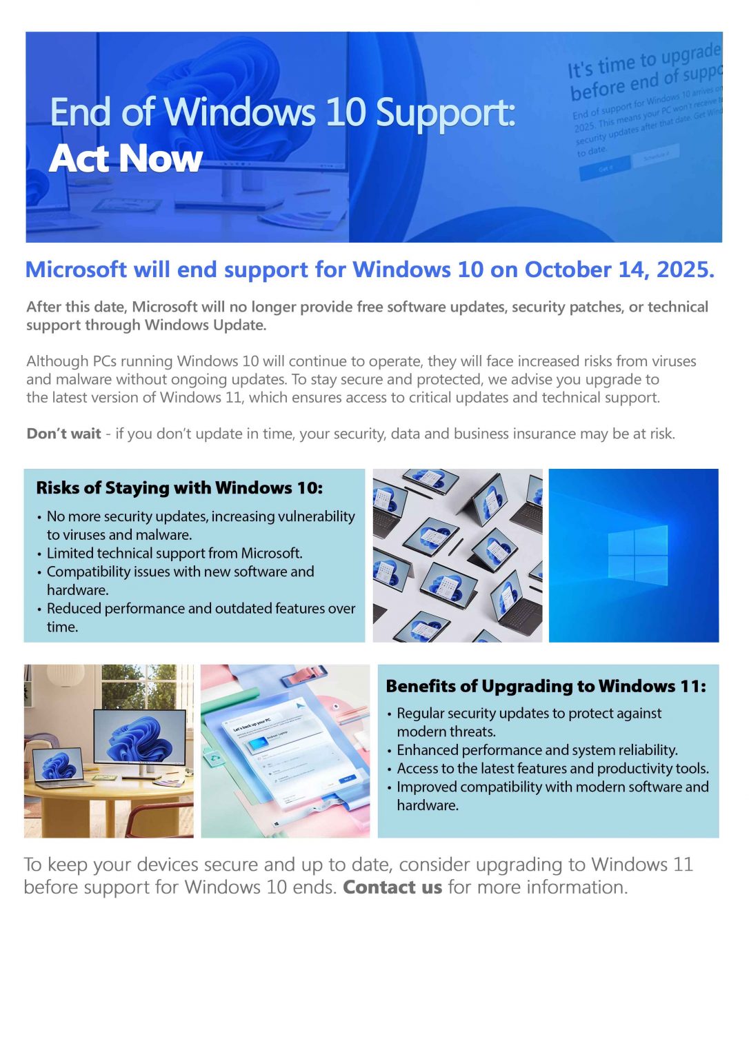 End of Support for Windows 10 - Creative Computing