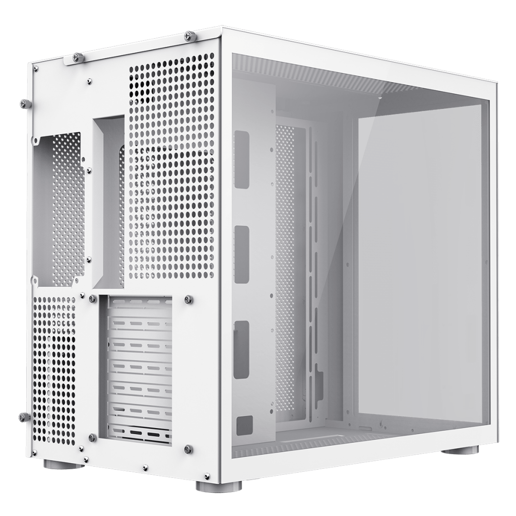 Infinity Mid-Tower ATX PC White Gaming Case With 6 x ARGB Fans ...